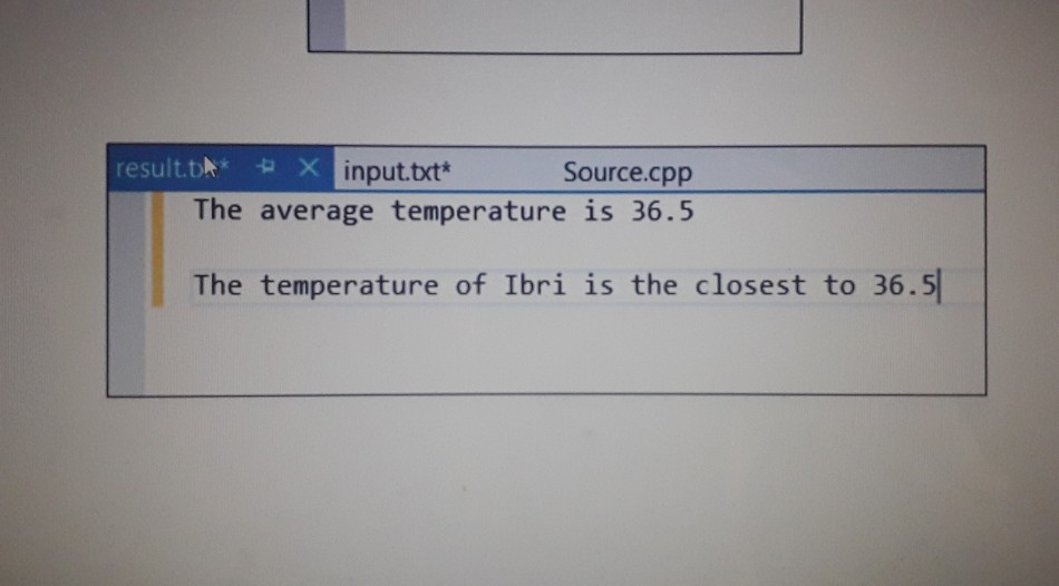 Solved HW3 Write a C++ program that reads (up to 100) | Chegg.com