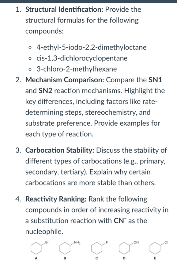 Solved Structural Identification: Provide the structural | Chegg.com