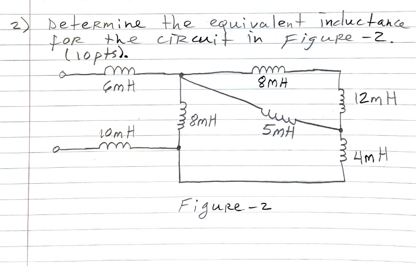 Solved Determine the equivalent inductancefor the circuit in | Chegg.com