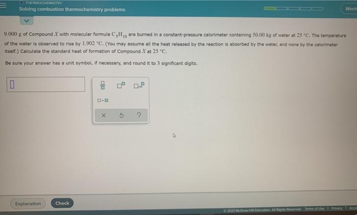 Solved THE MOCHEMISTICY Solving combustion thermochemistry | Chegg.com