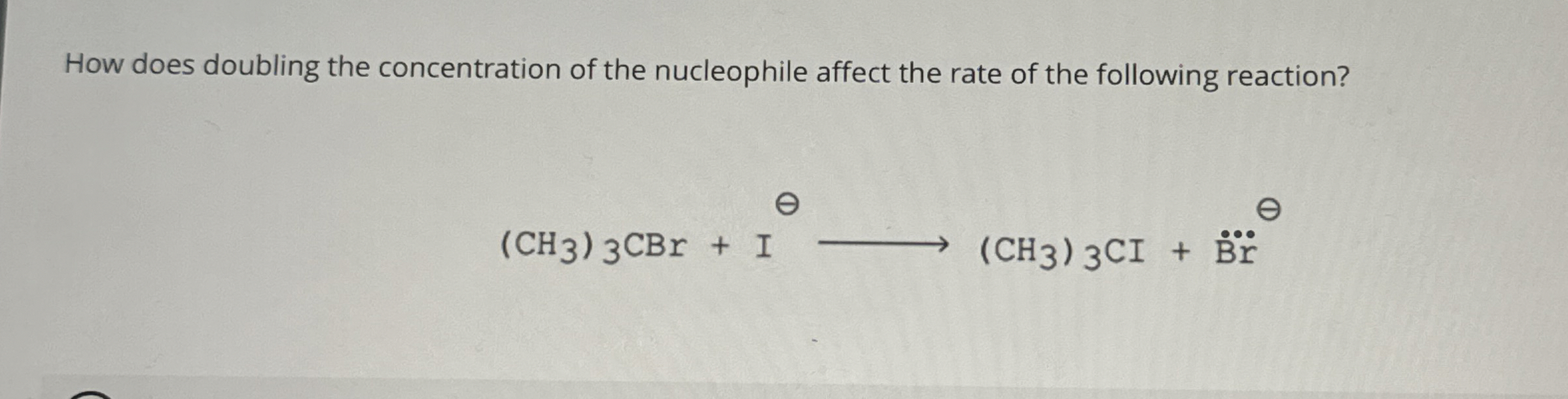 Solved How does doubling the concentration of the | Chegg.com