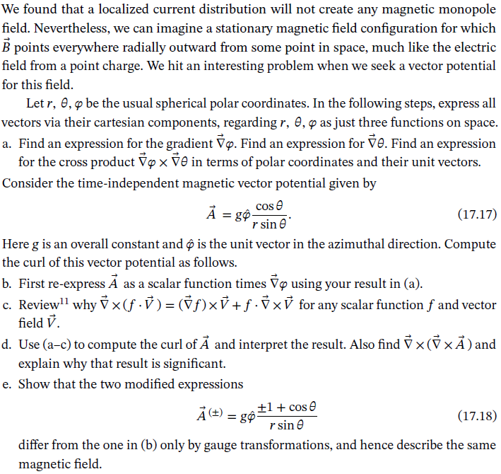 Solved We found that a localized current distribution will | Chegg.com