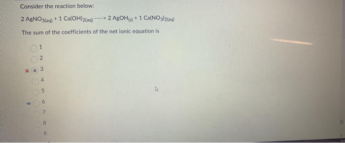 Solved Consider the reaction below: 2 AgNO3(aq) + 1 | Chegg.com