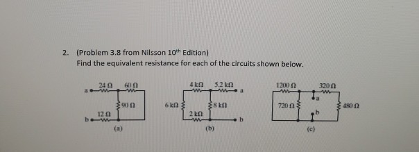 Solved 2. (Problem 3.8 from Nilsson 10th Edition) Find the | Chegg.com