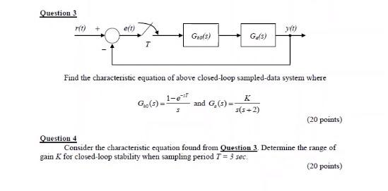 Solved Question 3 Find the characteristic equation of above | Chegg.com