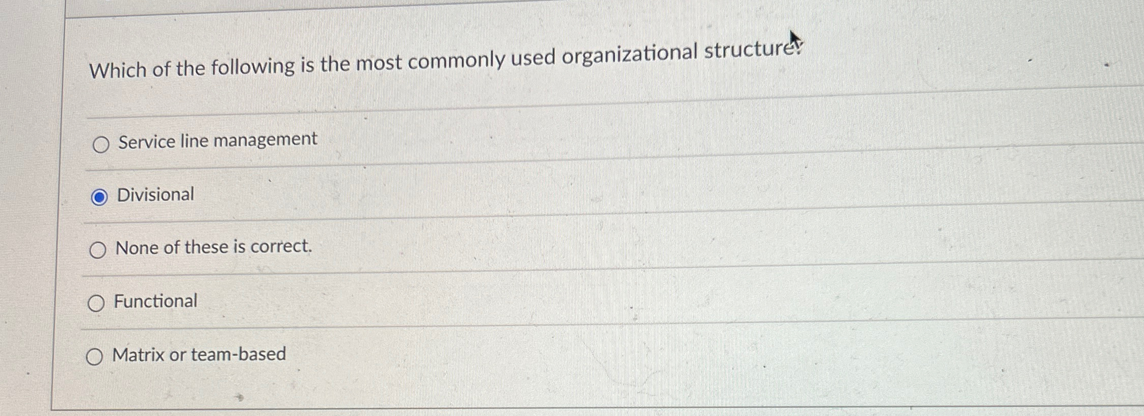 Solved Which of the following is the most commonly used | Chegg.com