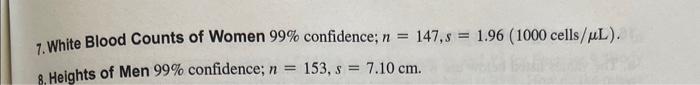 Solved Finding Critical Values and Confidence Intervals. In | Chegg.com
