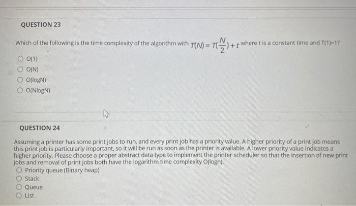 Solved QUESTION 6 If the level of the root of a non-empty | Chegg.com