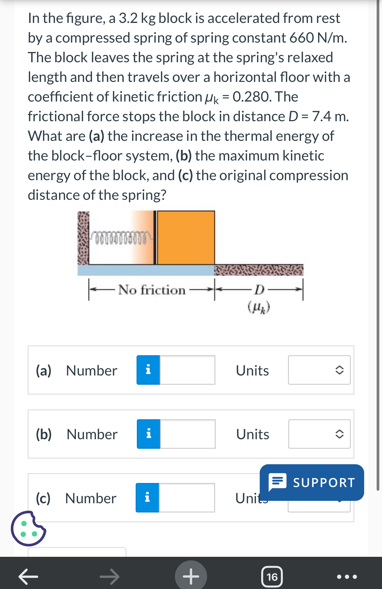 Solved In the figure, a 3.2kg ﻿block is accelerated from | Chegg.com