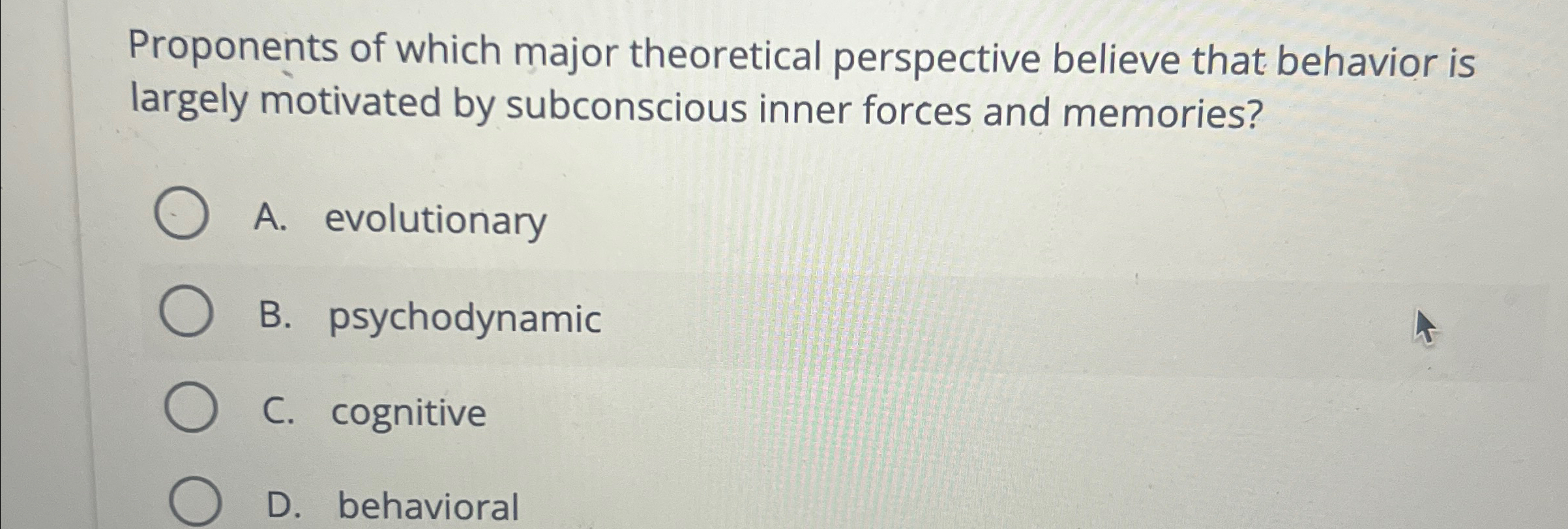 Solved Proponents of which major theoretical perspective | Chegg.com