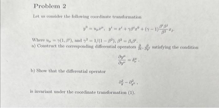 Let us consider the following coordinate | Chegg.com