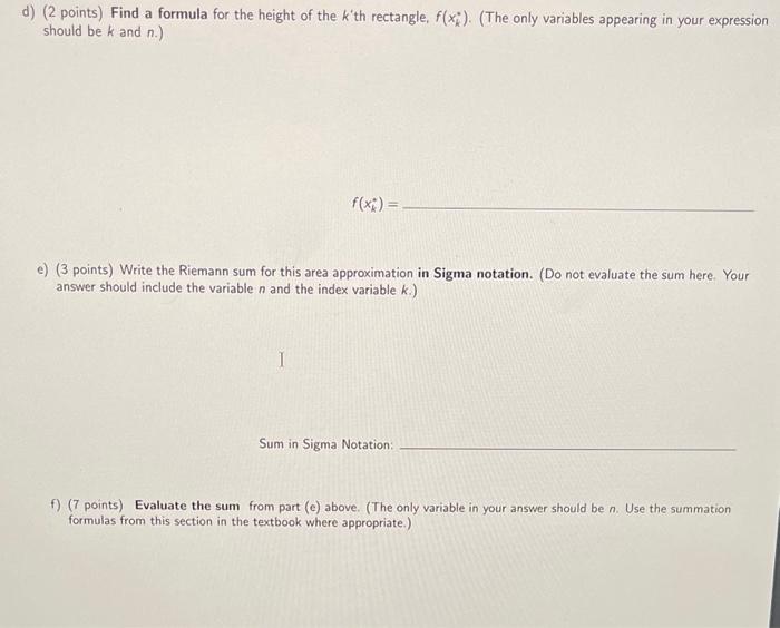 Solved For the following problems, consider the function | Chegg.com
