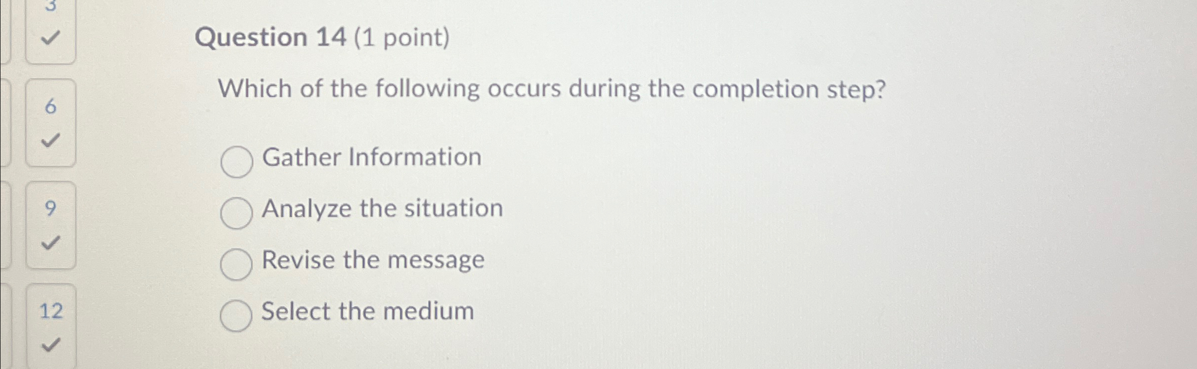 Solved Question 14 (1 ﻿point)Which of the following occurs | Chegg.com