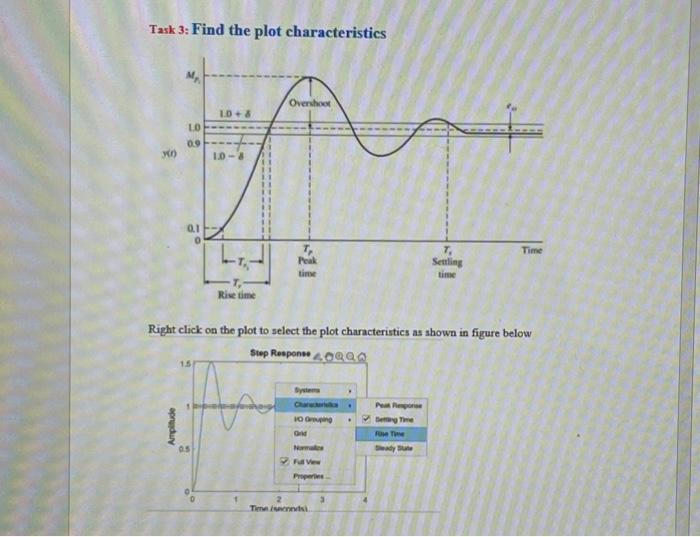 Solved R(s)C(S)=3s2+12s+2727 Task 1: Define second order | Chegg.com