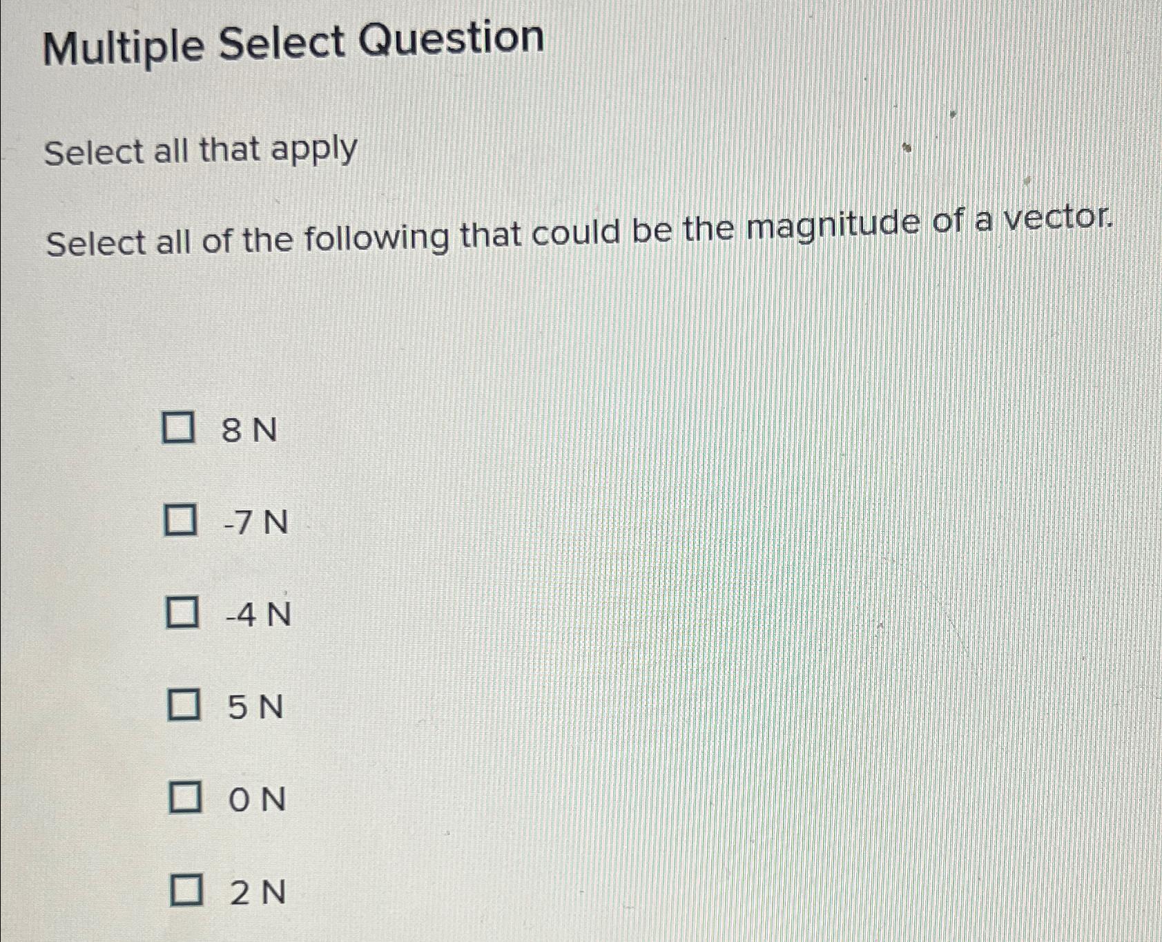 Solved Multiple Select QuestionSelect all that applySelect | Chegg.com