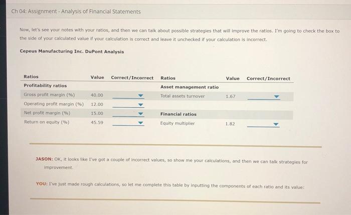 Solved 9. An analysis of company performance using DuPont | Chegg.com