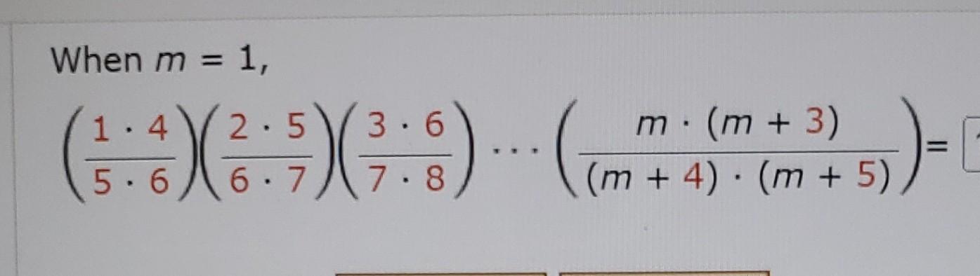 Solved When m=1, | Chegg.com
