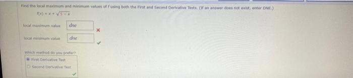 Solved Find The Local Maximum And Minimum Values Of Fusing