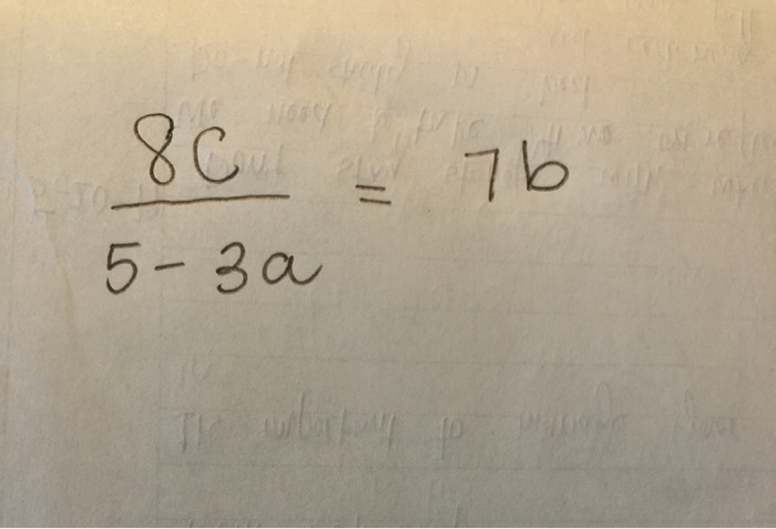 Solved 7b 8C 5-3 a | Chegg.com