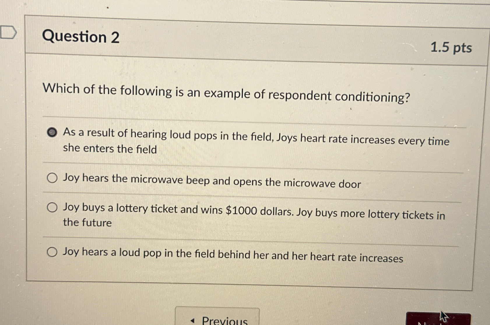 Solved Question 21.5ptsWhich of the following is an example | Chegg.com