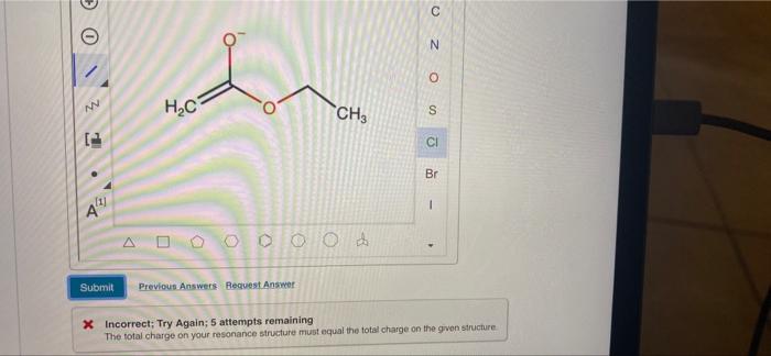 Solved Draw the resonance structure of the following | Chegg.com