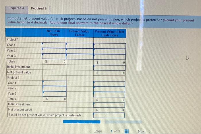 Solved Exercise 11-9 (Algo) Payback period; net present | Chegg.com