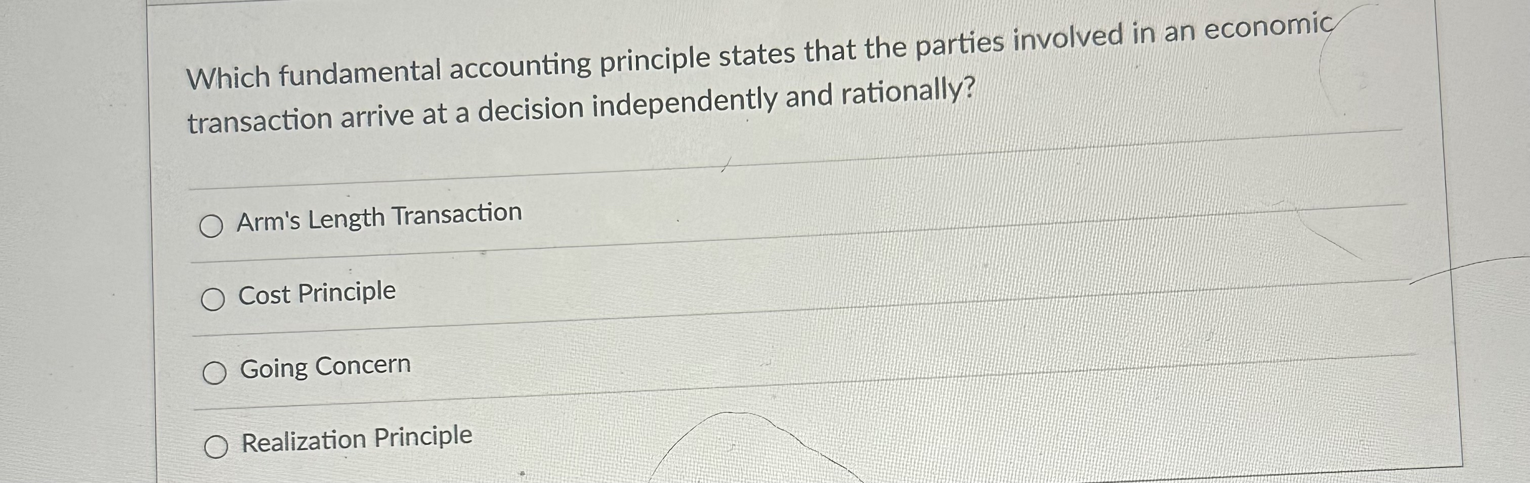 Solved Which fundamental accounting principle states that | Chegg.com