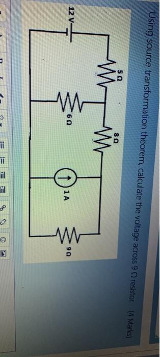 Solved Using Source Transformation Theorem Calculate The