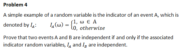 Solved Problem 4A simple example of ﻿a random variable is | Chegg.com
