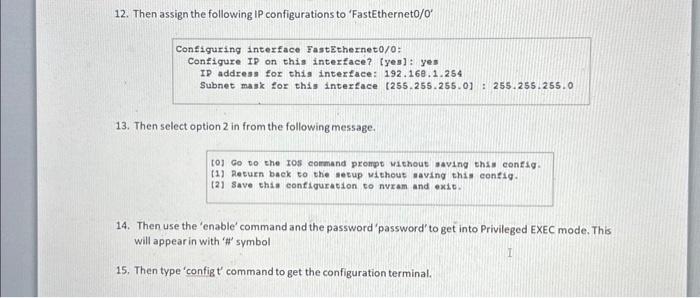 1. Create the following network on Packet Tracer | Chegg.com