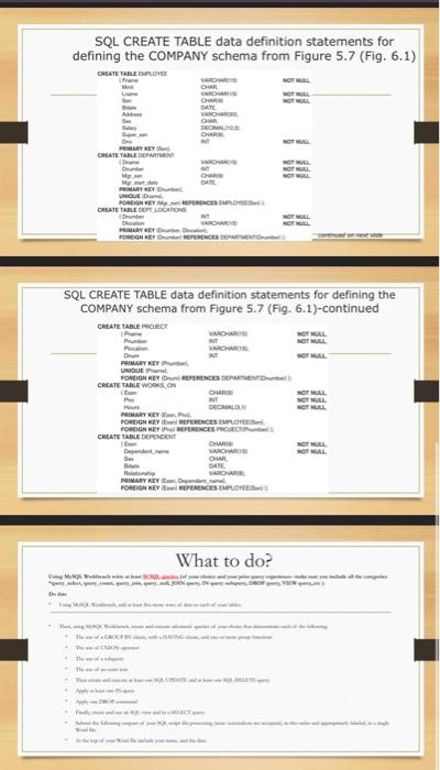 Solved SQL Exercises This material comes from the | Chegg.com