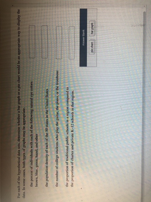 Solved For each of the hypothetical data sets, determine | Chegg.com