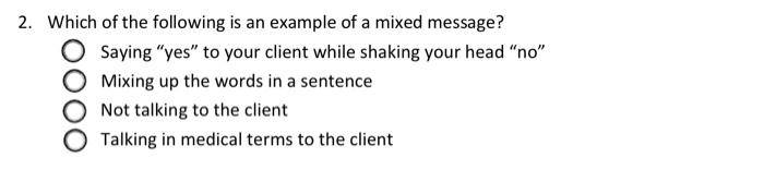 Solved 2. Which of the following is an example of a mixed | Chegg.com