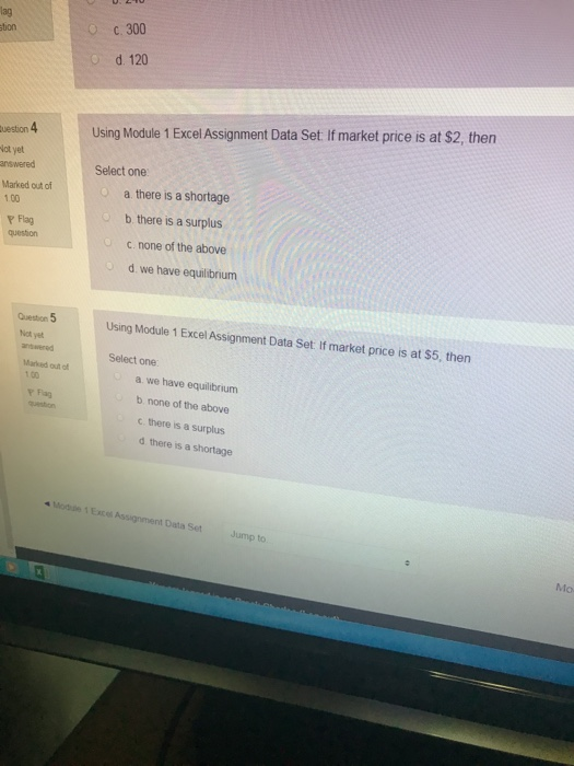 ECON705-33230-FALL 2019 Module 1 Module 1 Excel | Chegg.com