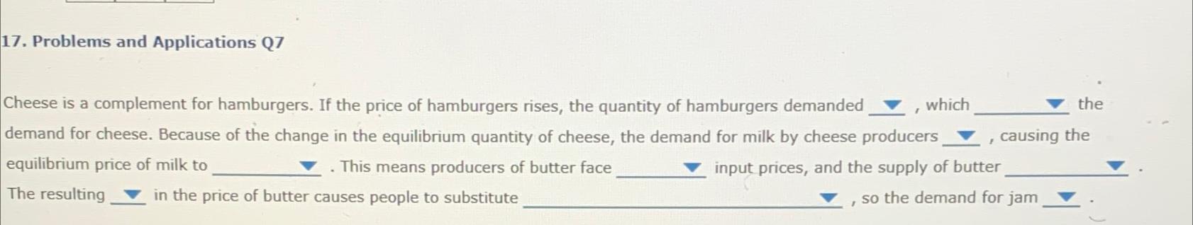 Solved Problems and Applications Q7Cheese is a complement | Chegg.com