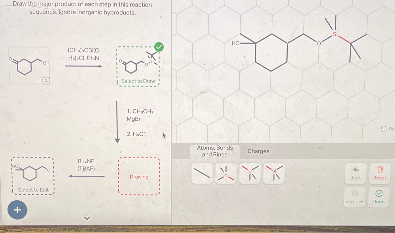 Solved Draw The Major Product Of Each Step In This Reaction