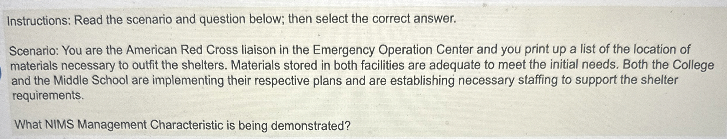 Solved Instructions: Read the scenario and question below; | Chegg.com