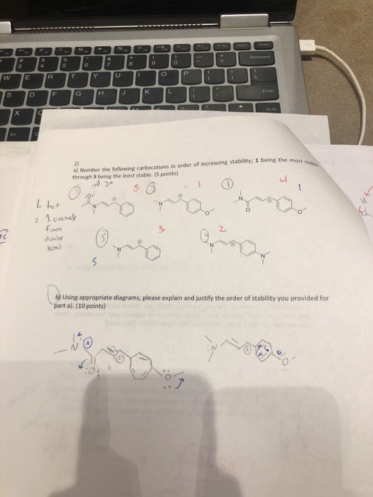 Solved BBBBBB WERPEN TPFMMKTP a) Number the following | Chegg.com