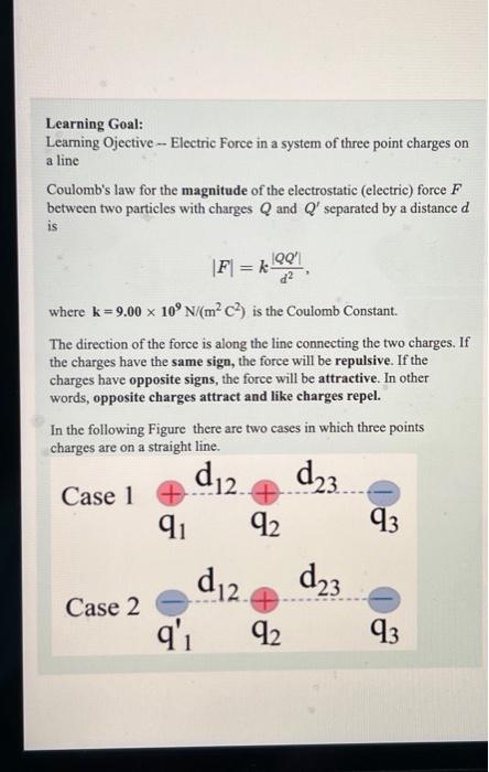Solved Case 1: ϕ1=4,00μC,ϕ2=3.00μC,ϕ3=−5.00μC1μC=10−6C | Chegg.com