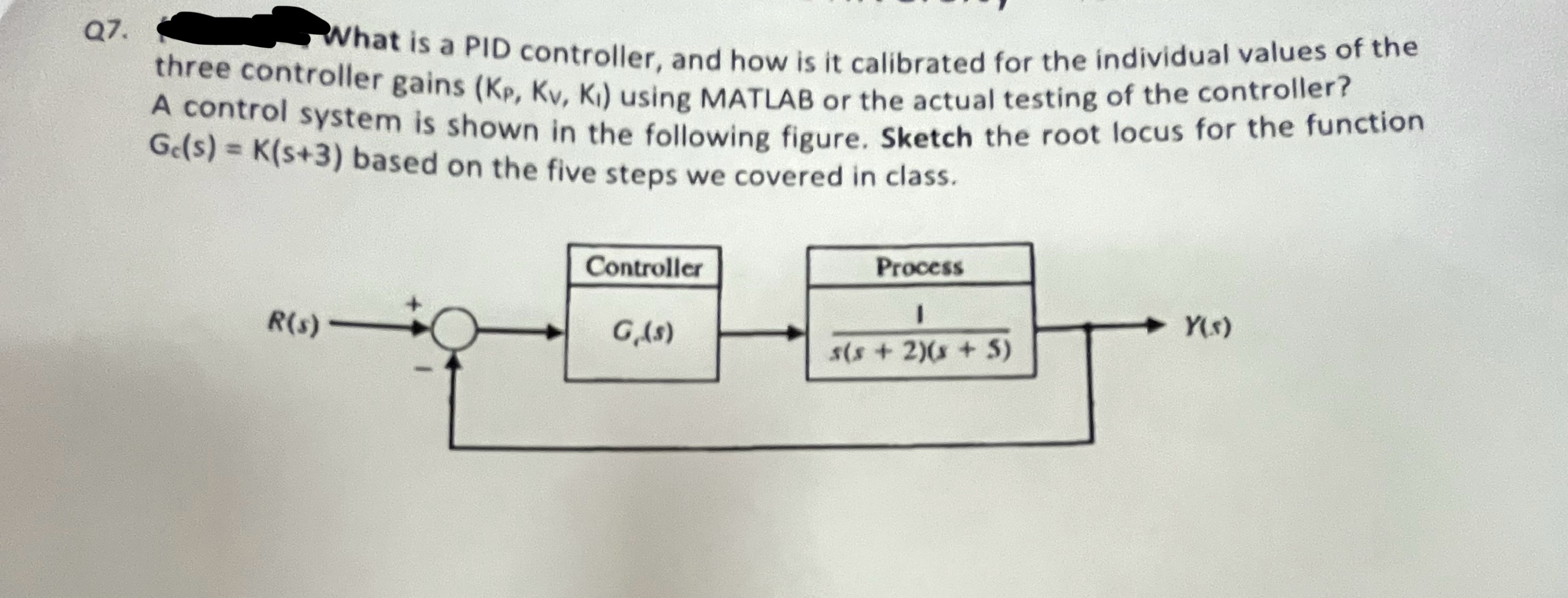 Solved Q7. ﻿What is a PID controller, and how is it | Chegg.com