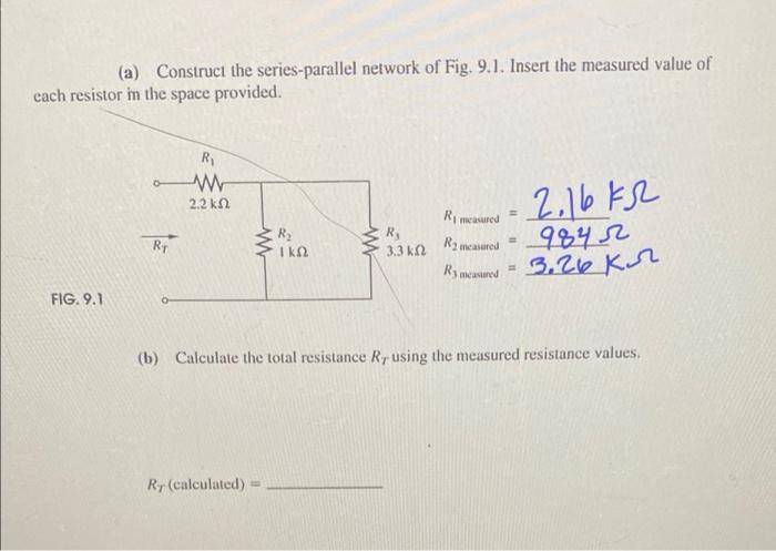 Solved (a) Construct the series-parallel network of Fig. | Chegg.com