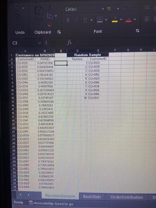Solved Randomness in selecting a sample from a population is | Chegg.com