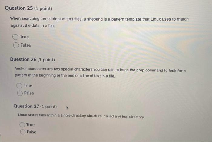 Solved When searching the content of text files, a shebang | Chegg.com