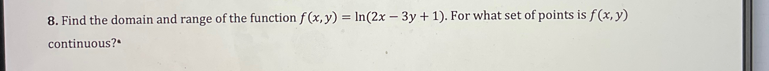 Solved Find the domain and range of the function | Chegg.com