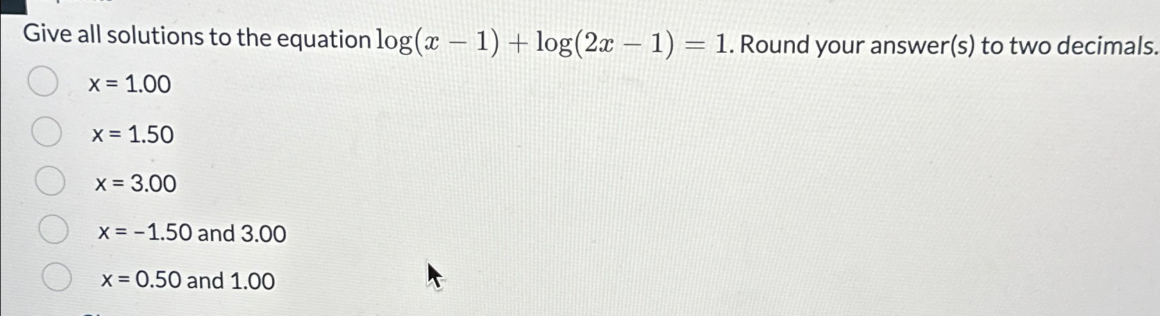 Solved Give all solutions to the equation | Chegg.com