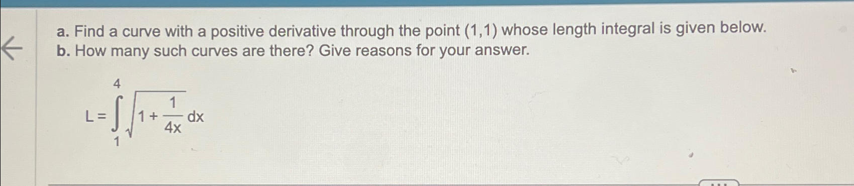 Solved a. ﻿Find a curve with a positive derivative through | Chegg.com