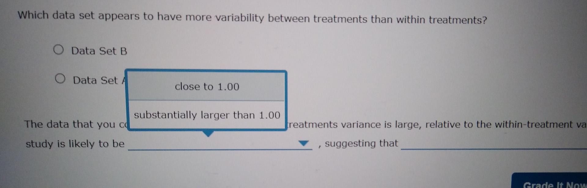 Solved 3. Observing differences between between-treatments | Chegg.com