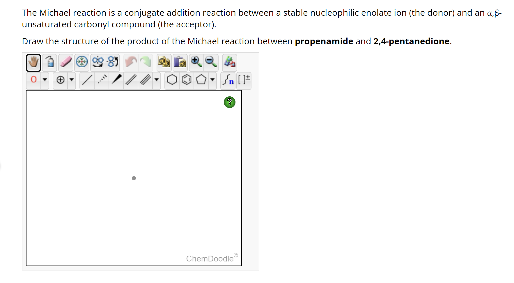 Solved The Michael reaction is a conjugate addition reaction | Chegg.com