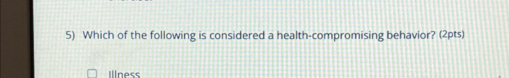 Solved Which of the following is considered a | Chegg.com