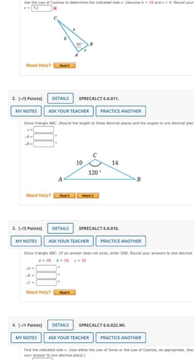 Solved 4. 1-3 Points DETAILS SPRECALCT 6.2.04 MY in the | Chegg.com Solved 4. 1-3 Points DETAILS SPRECALCT 6.2.04 MY in the | Chegg.com